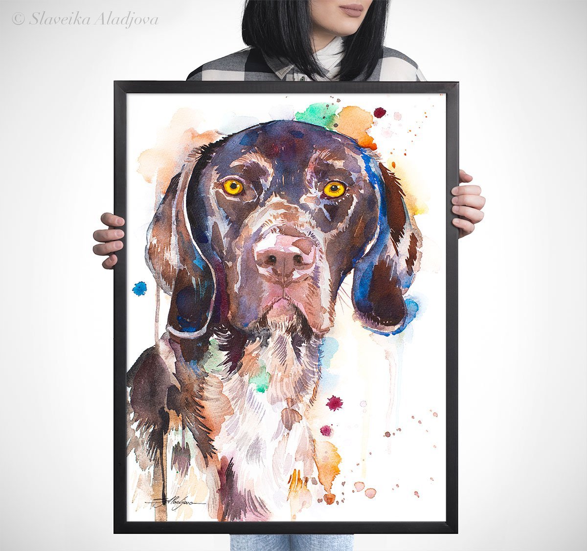 German Shorthair Paintings