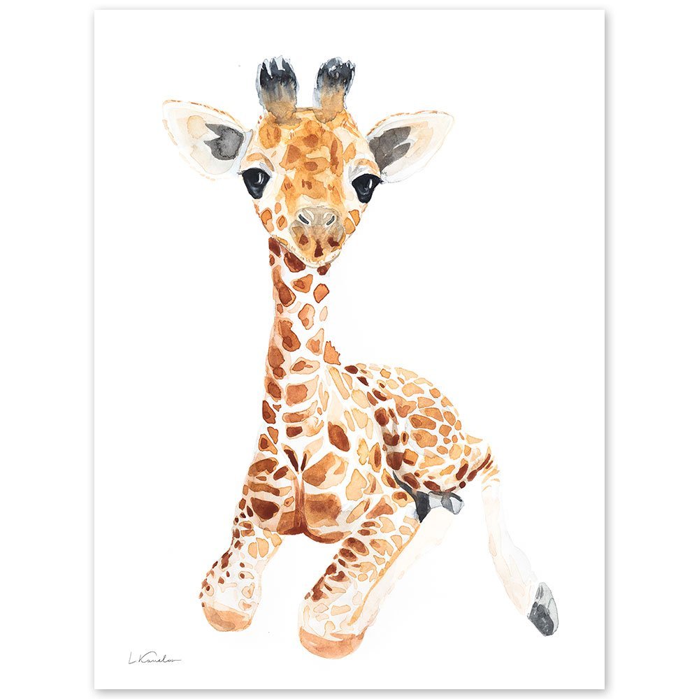 Watercolor Giraffe Watercolor Giraffe